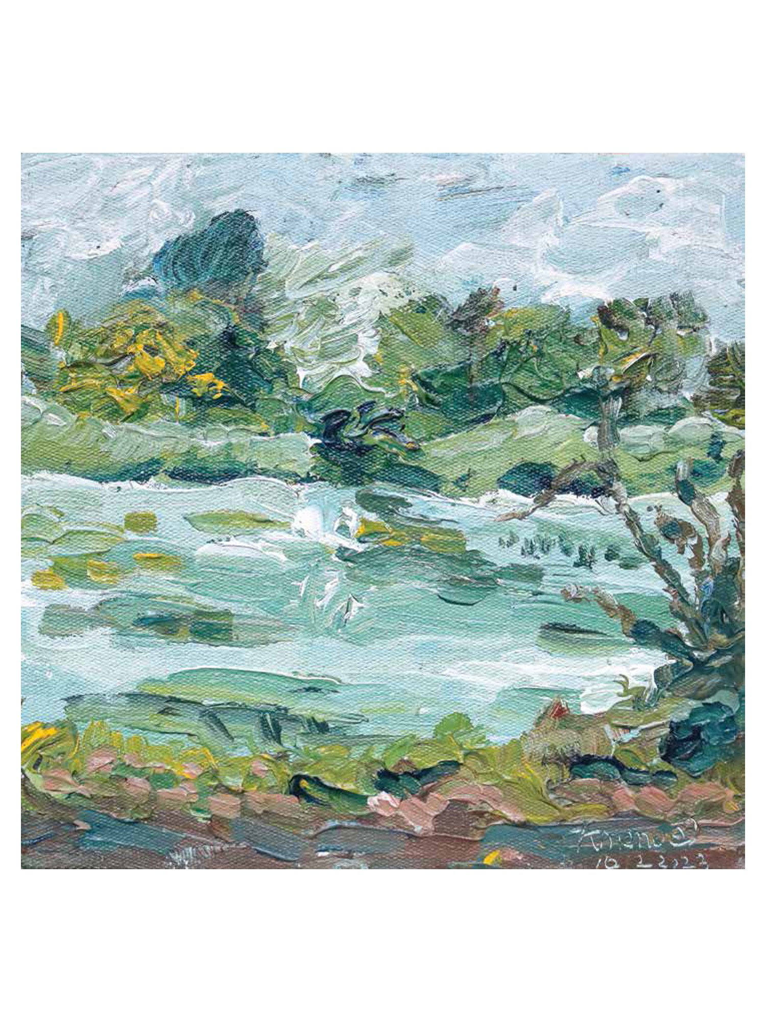 Exotic India Down Sky | Acrylic On Canvas | By Jones Emmanuel | Wall Décor | Wayfair